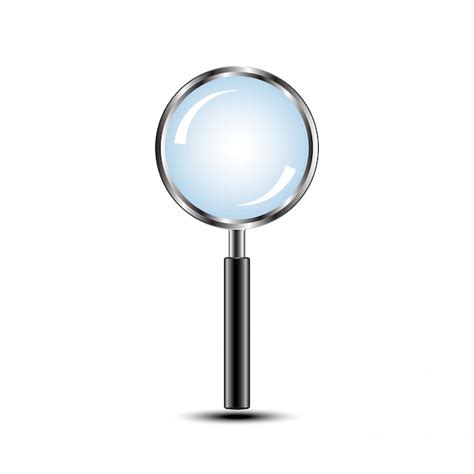 Premium Vector Magnifying Glass Isolated