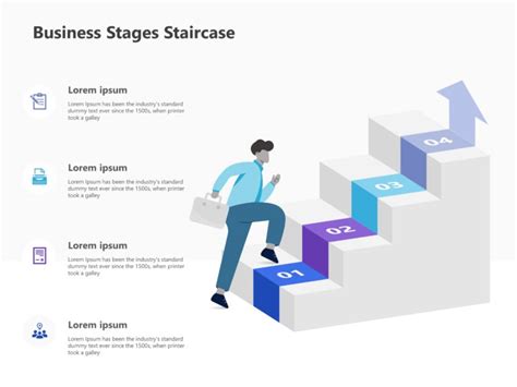 Editable Stairs Diagram Templates For Powerpoint Slideuplift