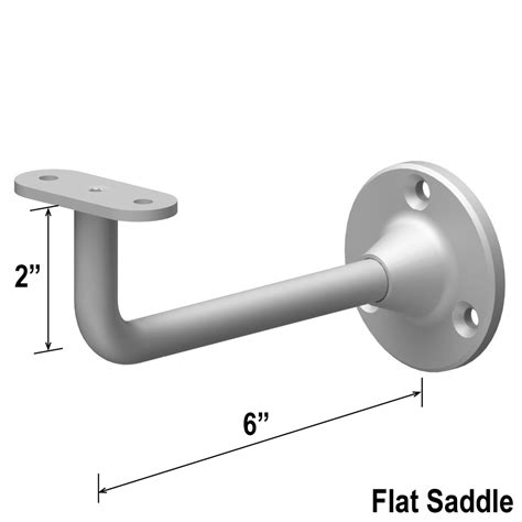 Exthrb Extendable Handrail Bracket Wall Mount 6 Length W Flat