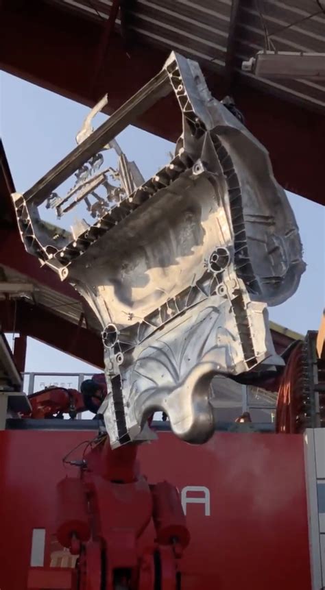 Tesla One Piece Casting ‘increases Ride Quality Reduces Road Noise Video