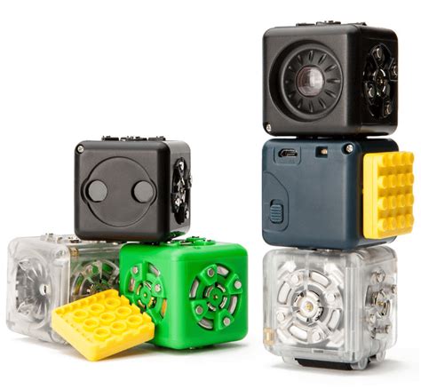 Cubelets The Six Cubes Are Two Sensors Black A Battery Pack