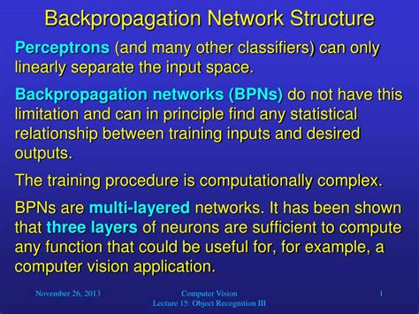 Ppt Backpropagation Network Structure Powerpoint Presentation Free Download Id 6509356