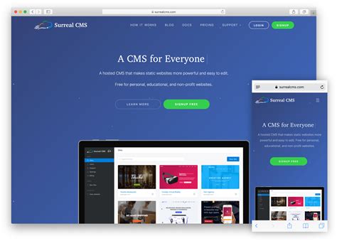 a case for responsive web apps surreal cms