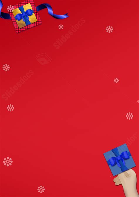 Creative Red Ribbon T Idea Page Border Background Word Template And