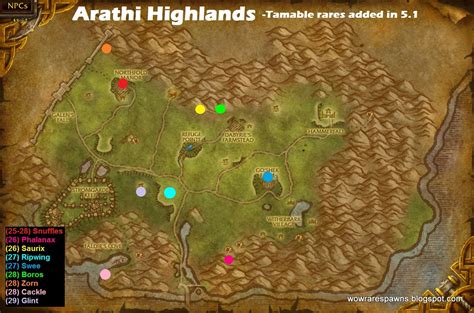 Wow Rare Spawns 2013