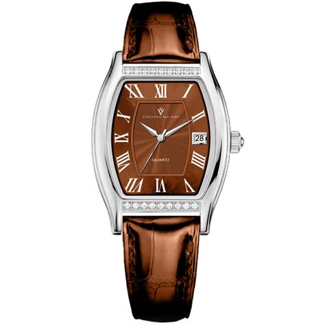 Christian Van Sant Womens Gemma Brown Dial Watch Cv2444 Christian