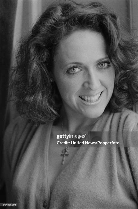 English Actress Victoria Burgoyne In London In January 1984 News Photo