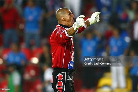 Miguel Calero Of Pachuca Celebrates Championship Title After News