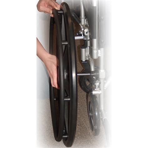 Poly Fly Light Weight Transport Chair Wheelchair With Swing Away