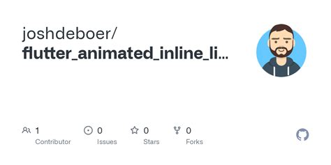 GitHub Joshdeboer Flutter Animated Inline Listview