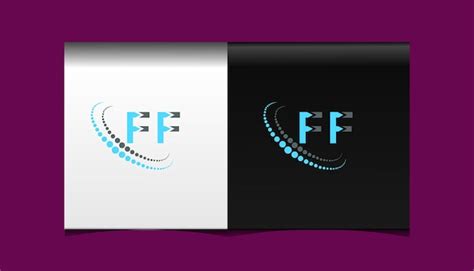Premium Vector Ff Initial Modern Logo Design Vector Icon Template