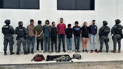 Nine Members Of The Sinaloa Cartel Arrested In Zacatecas One Is