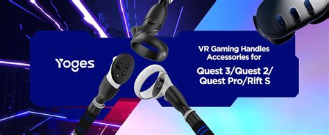 Yoges Handle Attachments Compatible With Meta Quest 3 Oculus Quest 2
