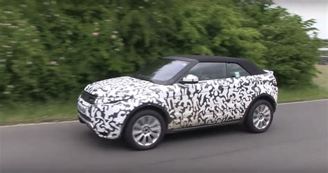Range Rover Evoque Convertible Prototype Caught Testing