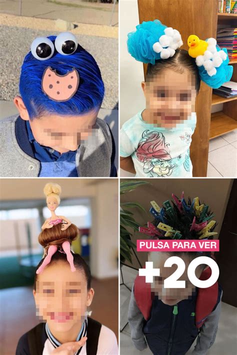 Peinados Locos Para Niños Y Niñas 20 Ideas Fáciles Sin Material