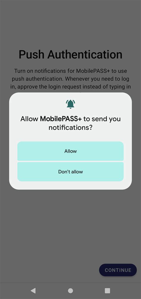 Enroll Mobilepass On Android