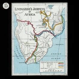 Npg D18388 Map Showing Travels Relates To David Livingstone