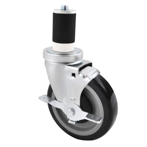 Bk Resources 5sbr Ra Ply Ps4 Set Of Four 5 Expanding Stem Casters W