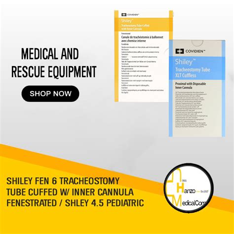 Shiley Fen 6 Tracheostomy Tube Cuffed W Inner Cannula Fenestrated Shiley 45 Pediatric