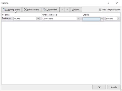 Ordinare Celle Excel Per Colore Excel Per Professionisti