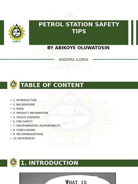 Petrol Station Safety Guidelines Pdf Gasoline Fire Safety