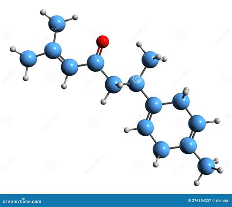 3d Image Of Curcumin Skeletal Formula 276346762