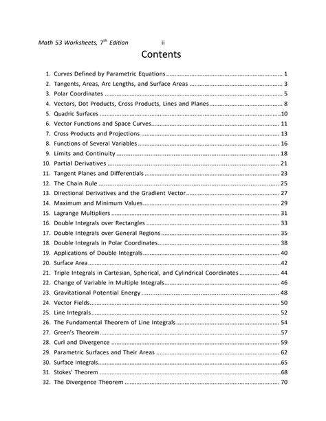 Solution Maths 53 Multivariable Calculus Worksheets Studypool