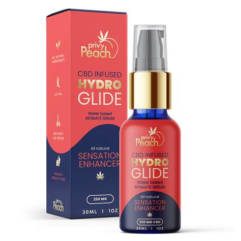 Bulk Case Of 6 Cbd Infused Hydro Glide Sensation Topical Intimacy Spra