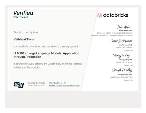 Vaibhavi Tiwari On Linkedin Ai Machinelearning Databricks Llm Datascience