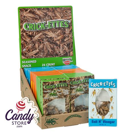 Crick Ettes Real Crickets Seasoned Snack Assorted 24ct