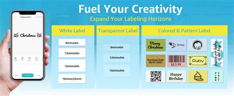 Makeid Label Maker Tape Self Adhesive Sticker Label Tape Refill Compatible With