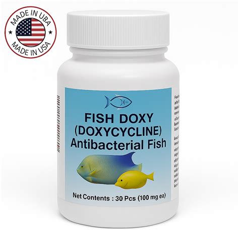 Fishbiotic Doxycycline 100mg 30 Capsules Fishtankantibiotics