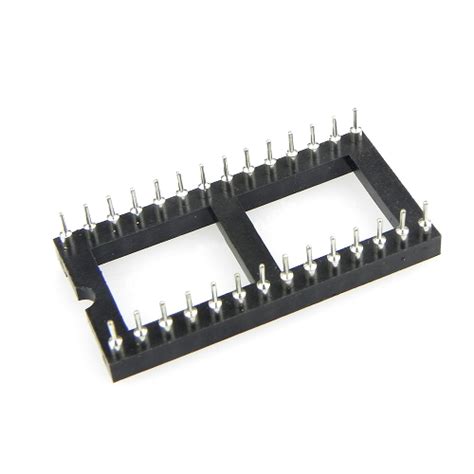 28 Pin Wide Machine Tooled Ic Socket Round Ic Base
