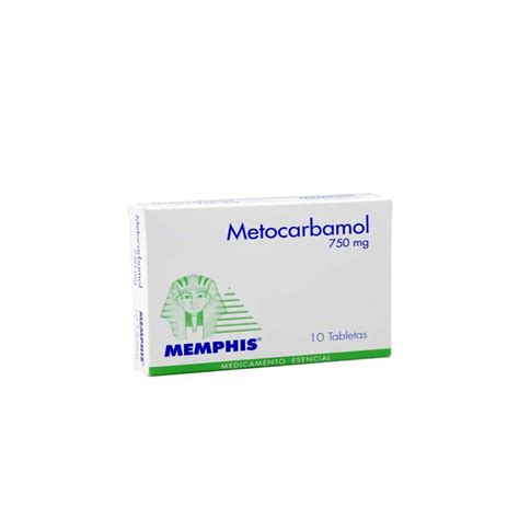 Metocarbamol 750 Mg Caja X 10 Tabletas Memphis Axalotiene