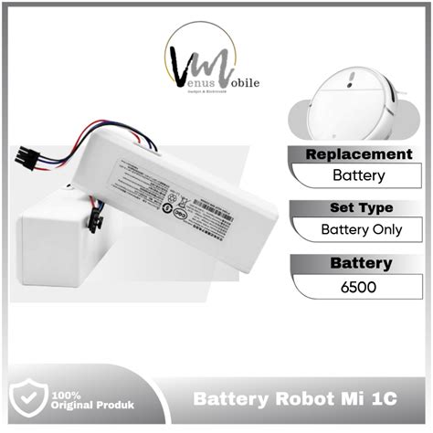 Jual Replacement Battery Mijia Mi Robot 1c Vacuum Cleaner Mop Baterai