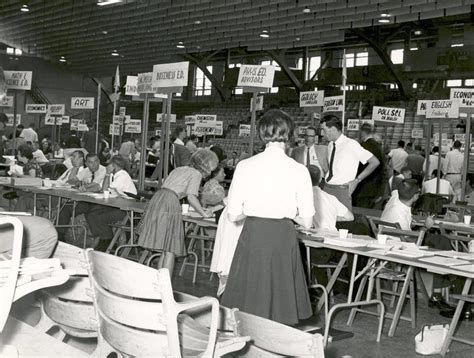 This Is What Registering For Classes Looked Like In 1963 In What Is Now
