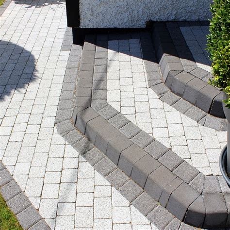 Black Granite Effect Concrete Cobble Setts 100x100 60mm Buy Garden