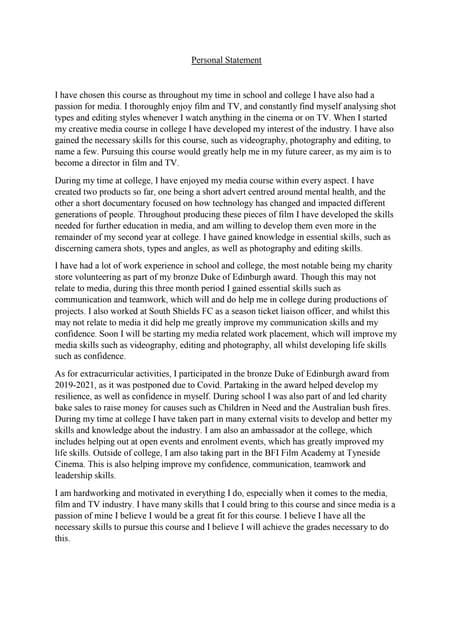 Personal Statement Final Draftdocx