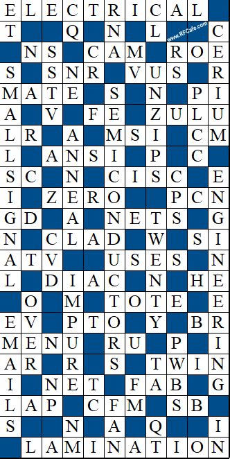 Electrical Engineering Theme Crossword Puzzle For September 4th 2022