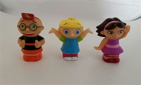 Lot Of 3 Disney Little Einsteins Figures Toys Leo Annie June Plastic