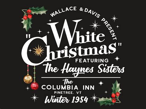 White Christmas Movie Png Wallace And Davis Haynes Png White