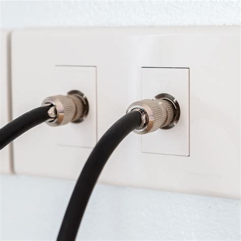 How To Put Coax Cable Through A Wall Wiring Work
