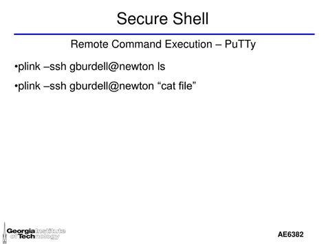 Ppt Secure Shell Powerpoint Presentation Free Download Id5185250