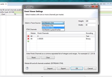 configuring ds 5 for the system trace macrocell tools software and