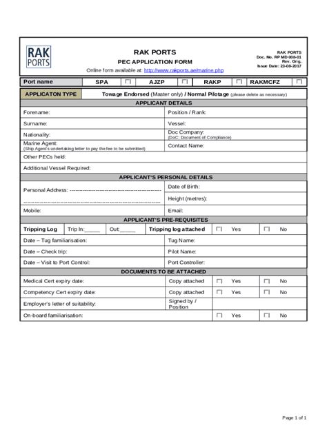 Pec Application Doc Template Pdffiller