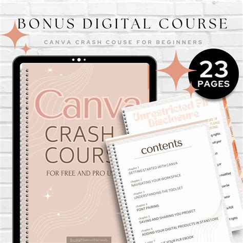 Canva Crash Course CANVA Basic Guide for Beginners Canva Manual for Free and Pro Users Canva ...