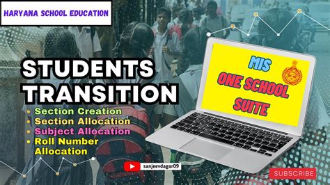 How to Transit Students on New MIS Portal | 2023 - 24 | One School Suite | All Steps | Haryana ...