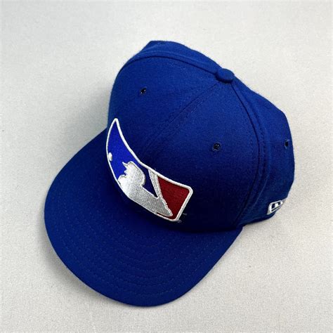 Vintage Vintage Mlb Baseball Hat Snapback Blue New Era Logo Usa 90s