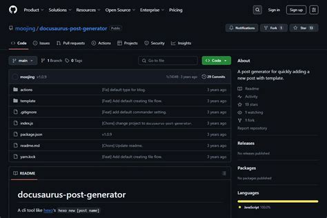 Docusaurus Post Generator Quickly Generate Docusaurus Posts With