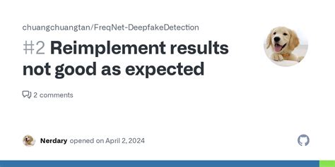 Reimplement Results Not Good As Expected · Issue 2 · Chuangchuangtan